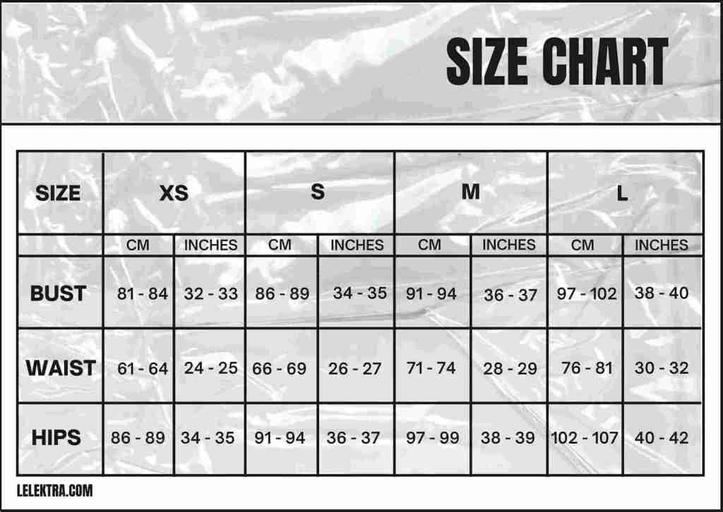 Size Guide - LELEKTRA